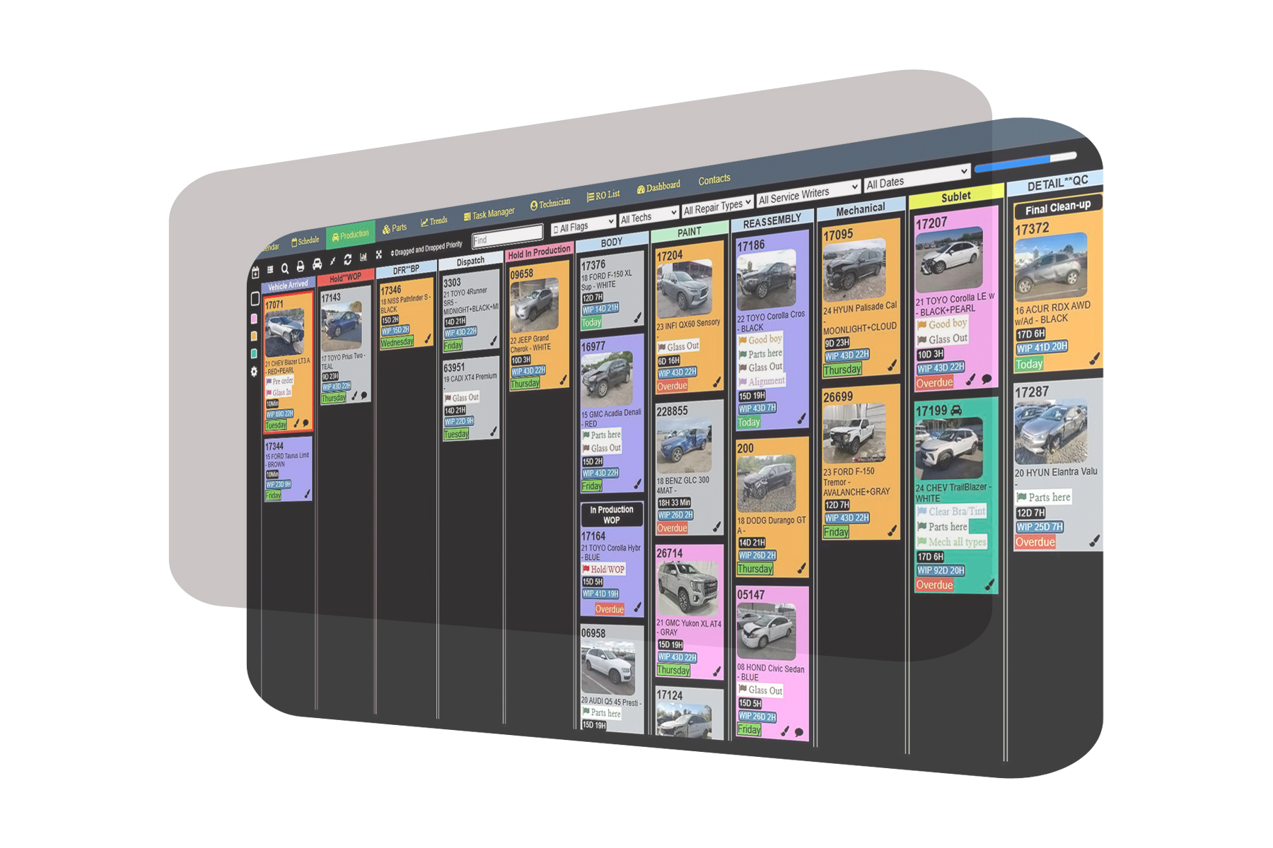 OnBoard – Welcome to a better way to manage workflow in the body shop